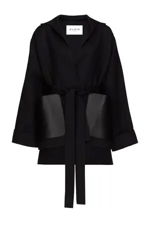 Alaïa Alaa Wrap Jacket - Noir Alaia