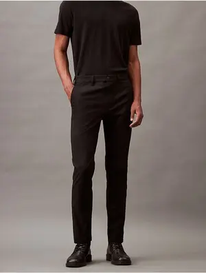 Calvin Klein Tech Slim Stretch Woven Chino - Black Beauty