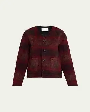 TONYWACK Mohair V-neck Blend