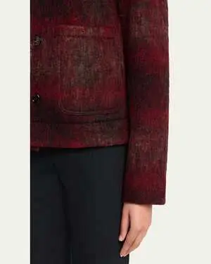 TONYWACK Mohair V-neck Blend