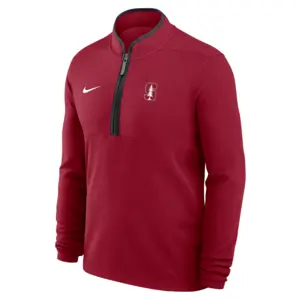Nike Stanford Victory Dri-fit College 1/2-zip Long-sleeve Top - Red