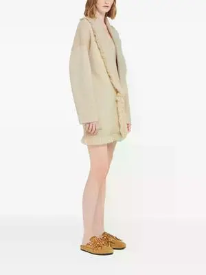 Alanui Fringed Coat - Neutrals