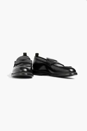 Dunhill Leather Penny Loafers - Black