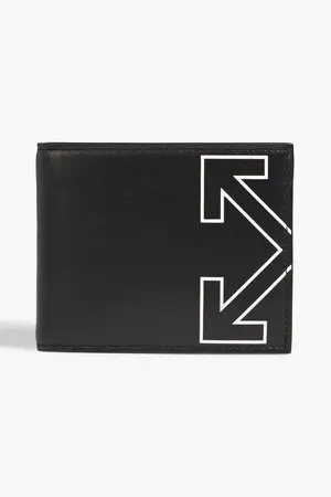 Off-White Heritage Printed Leather Wallet - Black