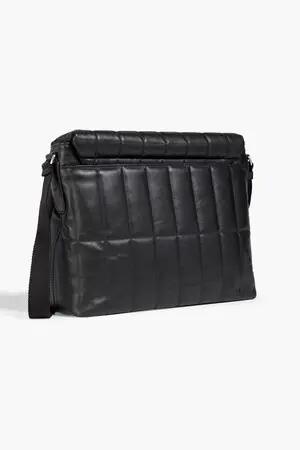 Dunhill Rollagas Quilted Leather Messenger Bag