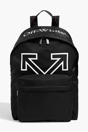 Off-White Printed Shell Backpack - Black