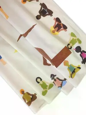 AMAPO Yoga Pose Graphic Scarf