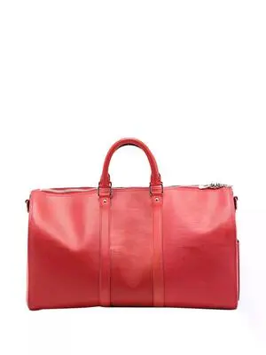 LOUIS VUITTON X Supreme Epi Keepall Bandouliere 45