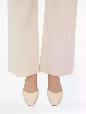 Loulou De Saison Square Toe Slingback Pumps - Neutrals