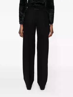 MAISON MARGIELA Pleated Straight Leg Trousers