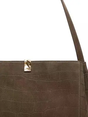 Loulou De Saison Audrey Embossed Shoulder Bag