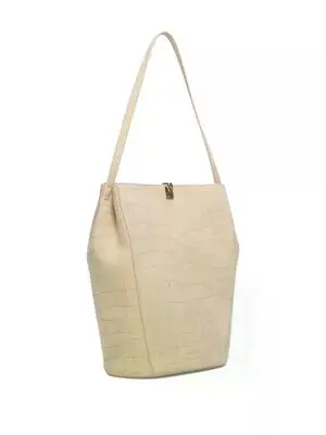 Loulou De Saison Audrey Embossed Shoulder Bag