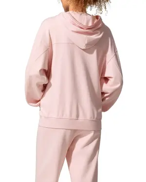 Lilysilk Seamflow Douceur Hoodie - Blush-pink