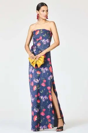Sachin & Babi Monroe Floral Print Gown