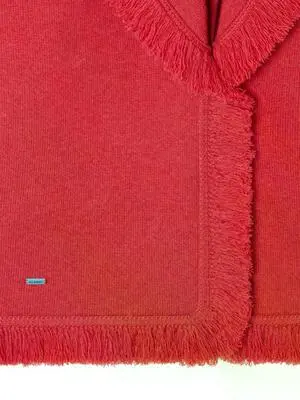 Alanui Fringed Coat - Red