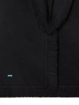 Alanui Fringed Coat - Black