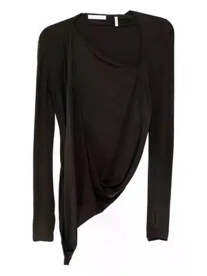 Helmut Lang Asymmetric Top - Brown