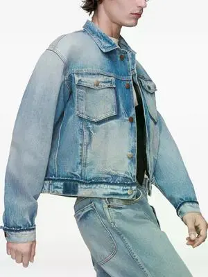 MAISON MARGIELA Button-up Jacket - Blue
