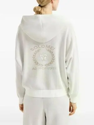 Brunello Cucinelli Honeycomb Zip-up Hoodie