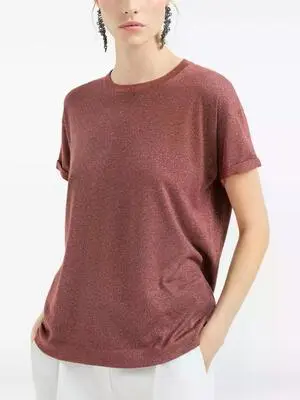 Brunello Cucinelli Crew-neck T-shirt - Red