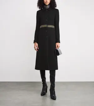 Etro Wool Beaded Overcoat