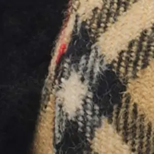 Burberry Wool Check Trapper Hat - Beige