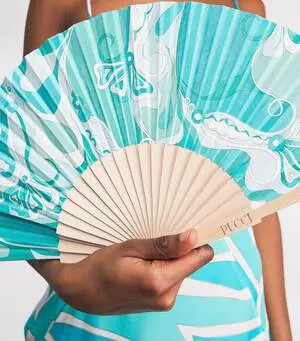 Emilio Pucci Cotton Orchidee Fan