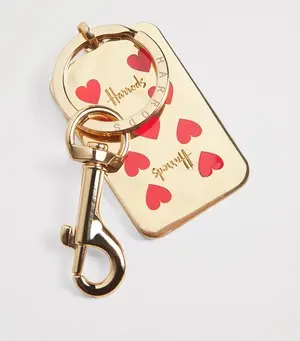 Harrods Metal Playing Card Keyring