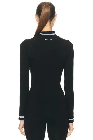 The Upside Seamless Quarter Zip Base Layer Top