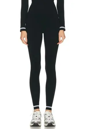 The Upside Seamless Midi 25 Base Layer Leggings - Black