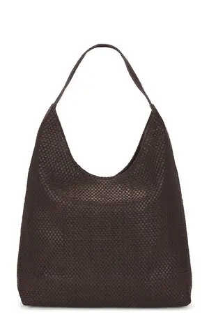 ST. AGNI Lattice Weave Large Tote Bag