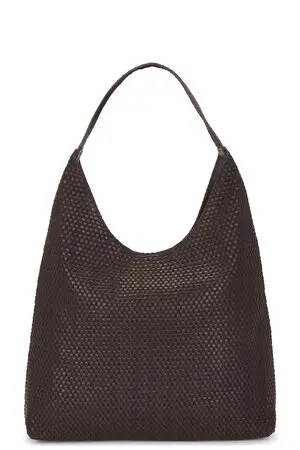 ST. AGNI Lattice Weave Large Tote Bag