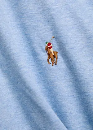 Polo Ralph Lauren Logo-embroidered Cotton Polo Shirt - Light Blue
