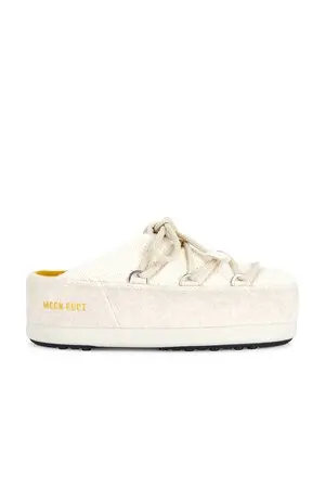 Moon Boot X Guest In Residence Evx Mule Knit Boot - White Sand
