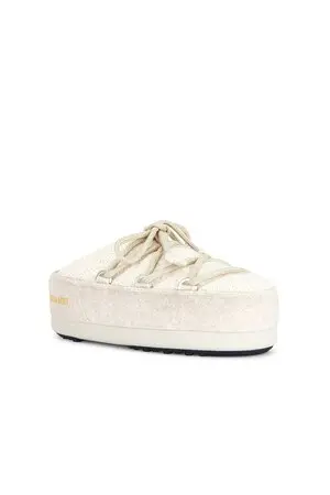 Moon Boot X Guest In Residence Evx Mule Knit Boot - White Sand