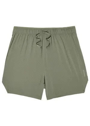 CONDITION Aero Perforated Stretch-jersey Shorts - Green