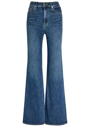 Veronica Beard Crosbie Flared-leg Jeans - Denim
