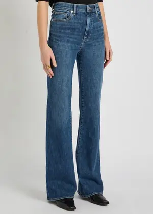 Veronica Beard Crosbie Flared-leg Jeans - Denim