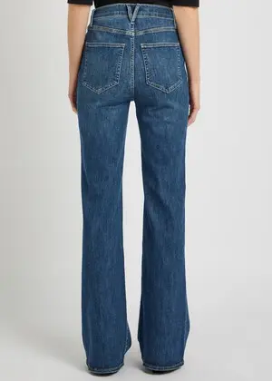 Veronica Beard Crosbie Flared-leg Jeans - Denim