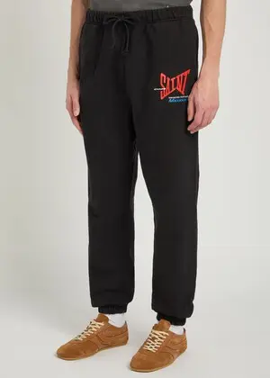 SAINT MXXXXXX Logo-print Cotton Sweatpants