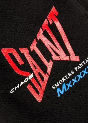 SAINT MXXXXXX Logo-print Cotton Sweatpants