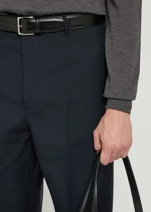 JIL SANDER Straight-leg Wool-blend Trousers
