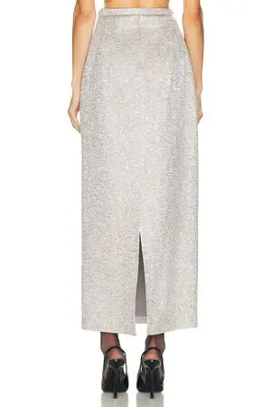 Adam Lippes Levi Metallic Skirt