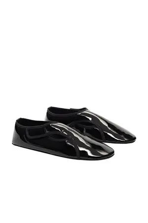 Alaïa Patent Slippers