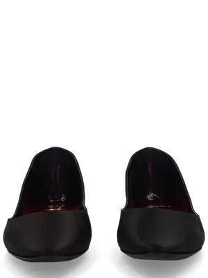 Saint Laurent Crepe Satin Ballerina Flats