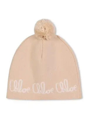 Chloé Logo Cap - Beige