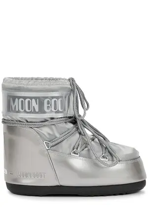 Moon Boot Icon Padded Metallic Satin Snow Boots