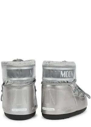 Moon Boot Icon Padded Metallic Satin Snow Boots