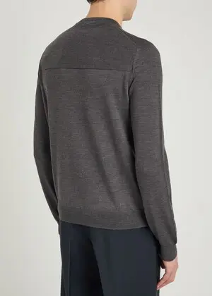 JIL SANDER Paneled Wool Jumper