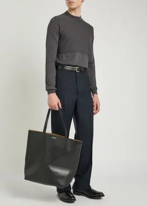 JIL SANDER Paneled Wool Jumper